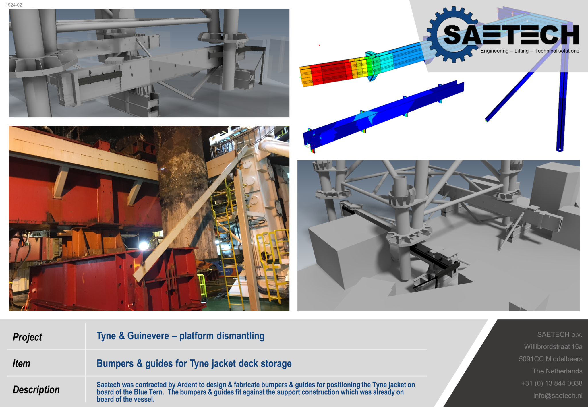 1924-02 Offshore bumpers & guides - Saetech