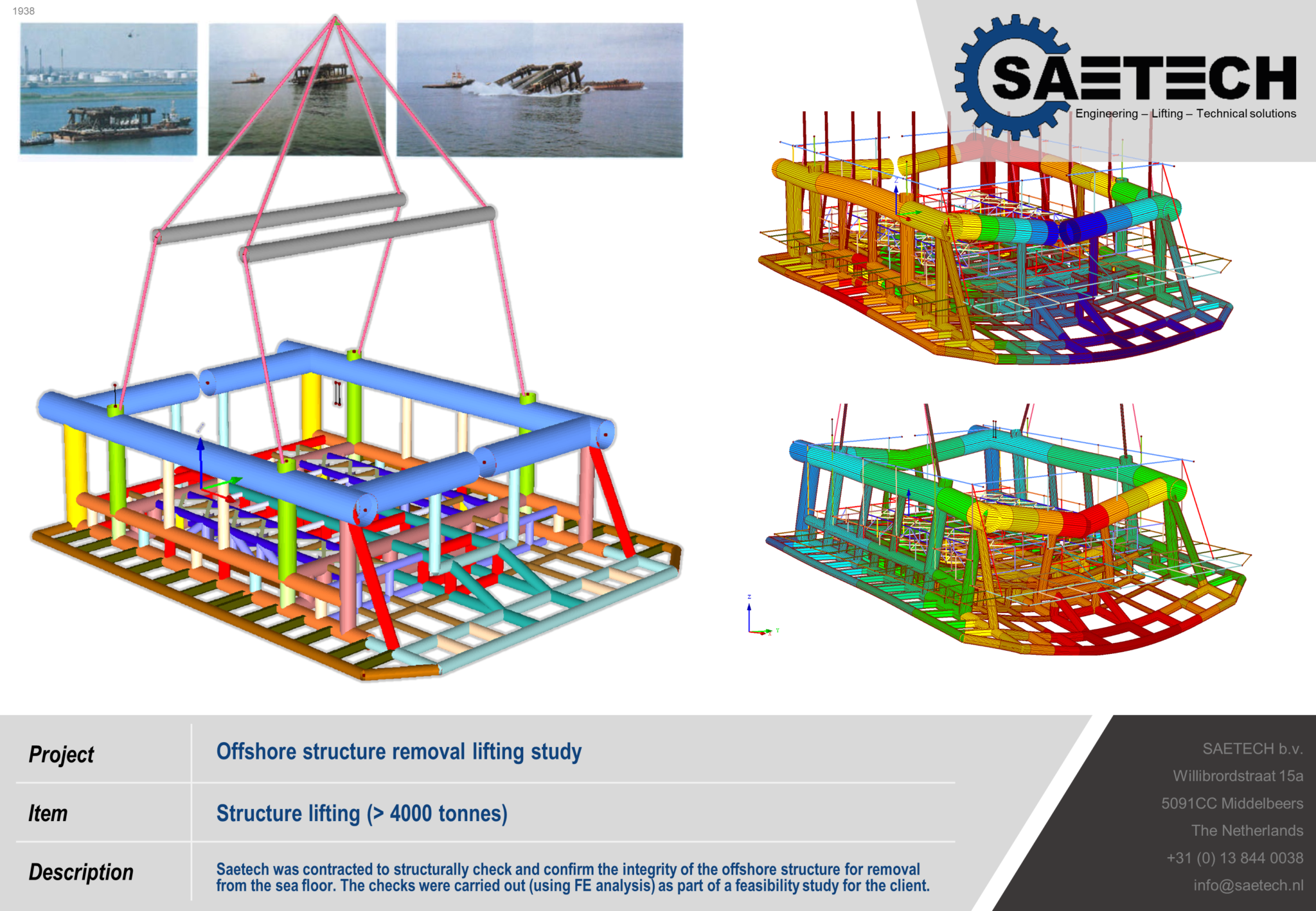 1938 - Offshore structure removal - Saetech